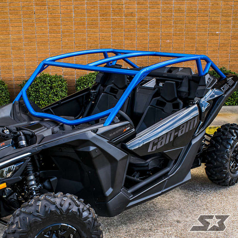 S3 Powersports S3116-ALW-20+-S3P Custom ABC Pillar Cage w/"A" Intrusion Bars, 40" Light Bar Tabs ...