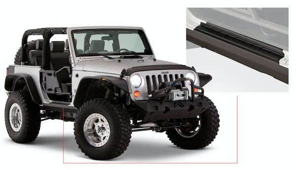 Bushwacker BUSHWACKER-14011 Trail Armor Rocker Panel/Sill Plate Covers ...
