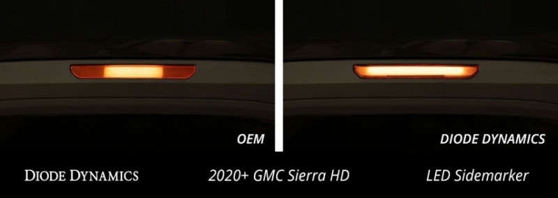 Diode Dynamics DD5150-DIOD LED Sequential Sidemarkers Clear (Set ...