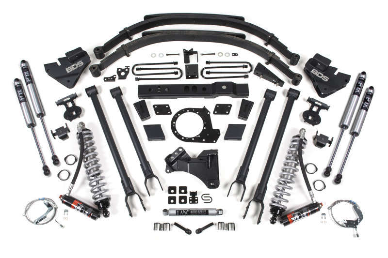 BDS Suspension BDS1541FPE 8" Lift Kit w/4-Link | Fox 2.5 Performance ...