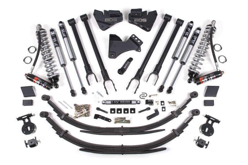 BDS Suspension BDS1555FPE 4" Lift Kit w/4-Link | Fox 2.5 Performance ...