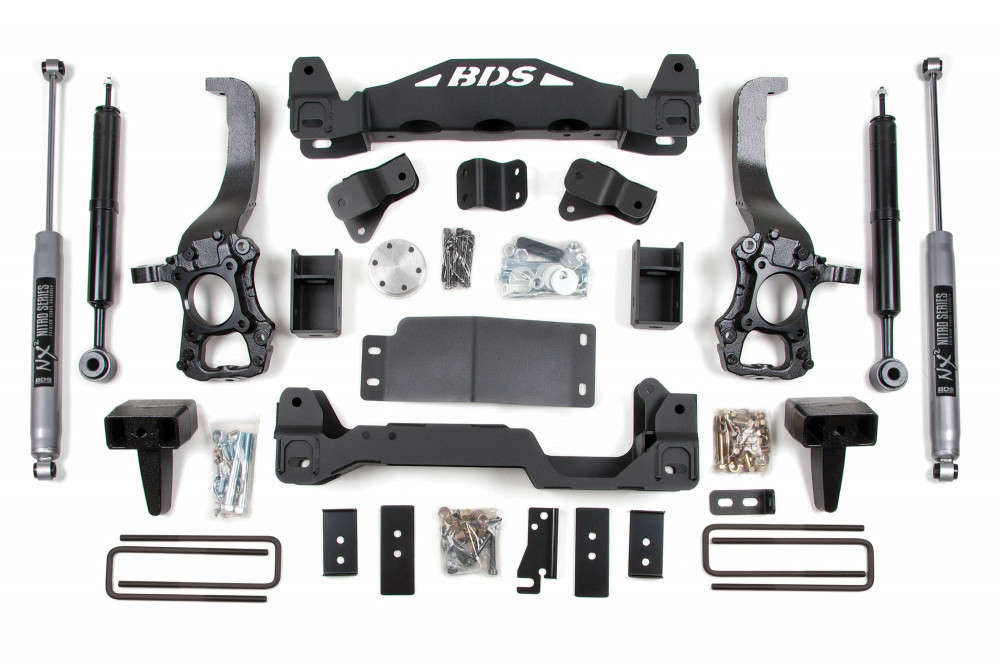 BDS Suspension BDS1919H 6" Lift Kit | 4 Inch Block Kit | NX2 Nitro ...