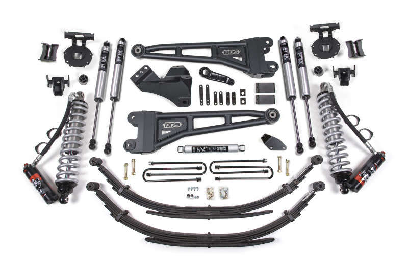 BDS Suspension BDS1939FPE 4" Lift Kit w/Radius Arm | Fox 2.5 ...