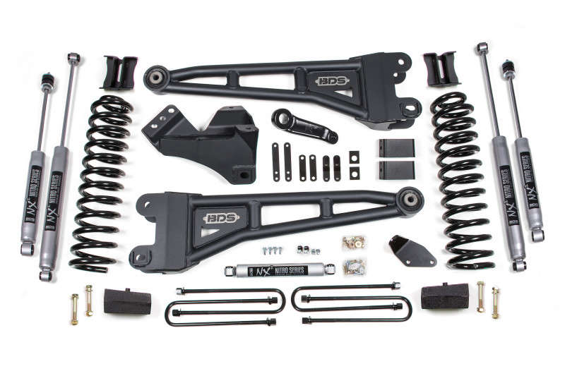 BDS Suspension BDS1940H 4" Lift Kit w/Radius Arm | Block Kit w/o ...