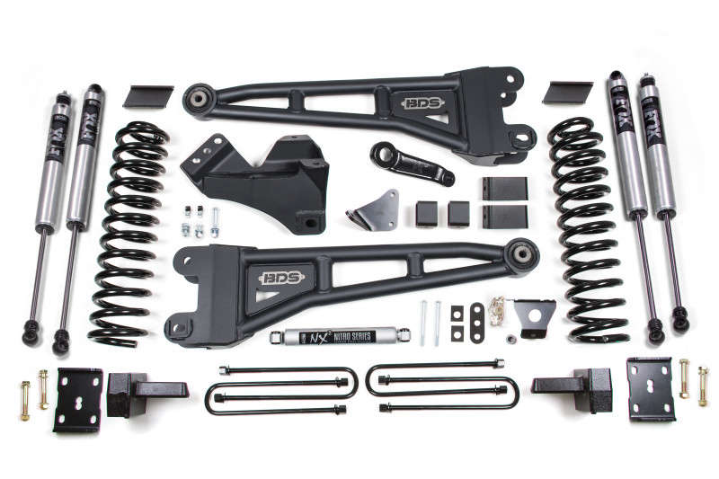 BDS Suspension BDS1957FS 6" Lift Kit w/Radius Arm | Block Kit w/Factory ...