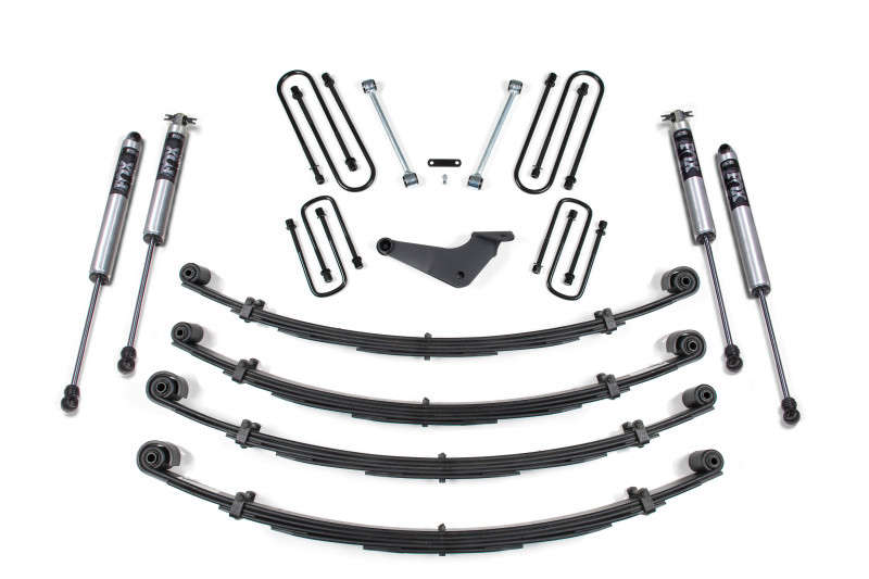BDS Suspension BDS301FS 4" Lift Kit | Leaf Springs | Fox 2.0 ...