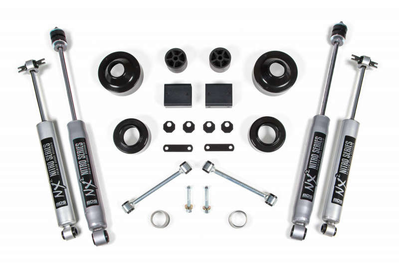 BDS Suspension BDS1429H 2" Lift Kit | Coil Spacer | NX2 Nitro Series ...