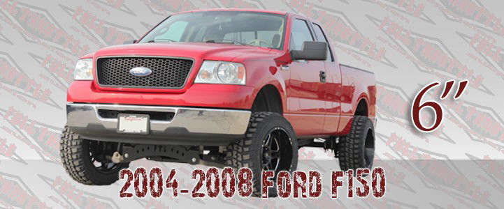 Full Throttle Suspension 6" Suspension Lifts for 04-08 Ford F-150 | FTS ...