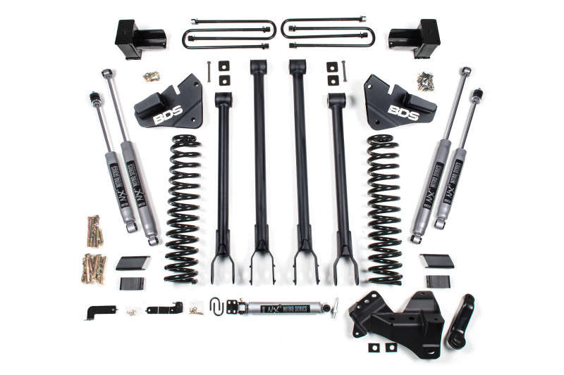 BDS Suspension BDS1577H 4" Lift Kit W/4-Link | NX2 Nitro Series Shocks ...