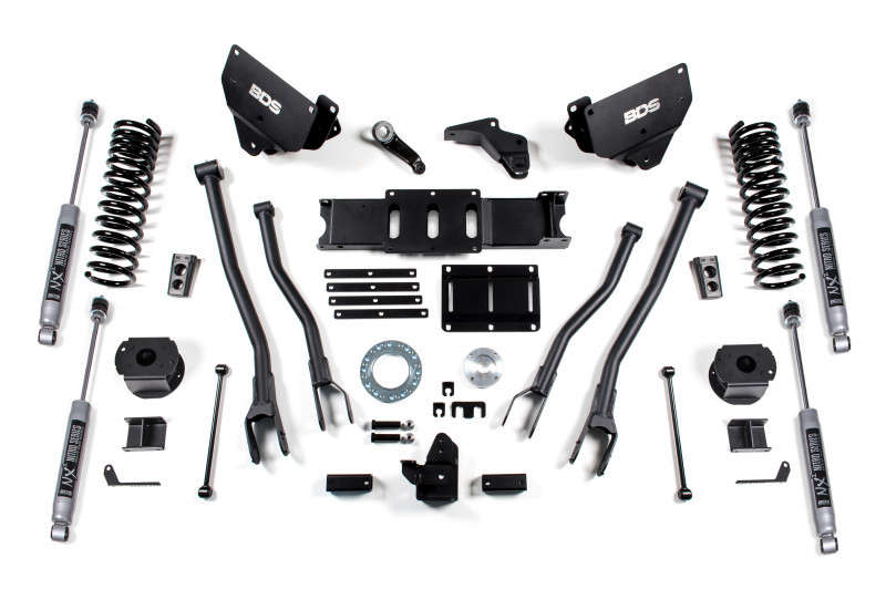 BDS Suspension BDS1628H 6" Lift Kit W/4-Link | For Rear Air Ride | NX2 ...