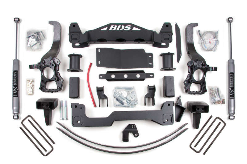 BDS Suspension BDS574H 6" Lift Kit | NX2 Nitro Series Rear Shocks (04 ...