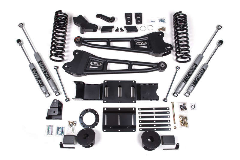 BDS Suspension BDS1716H 4" Lift Kit W/ Radius Arm | NX2 Nitro Series ...