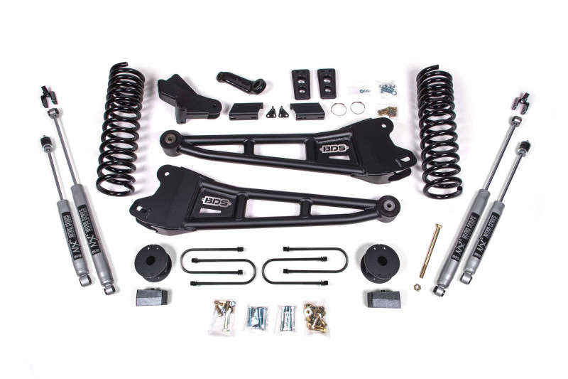 BDS Suspension BDS1793H 4" Lift Kit W/ Radius Arm | NX2 Nitro Series ...