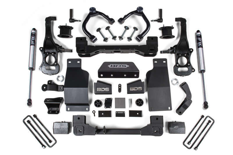 BDS Suspension BDS1807FS 4" Lift Kit | FOX 2.0 Performance Series ...
