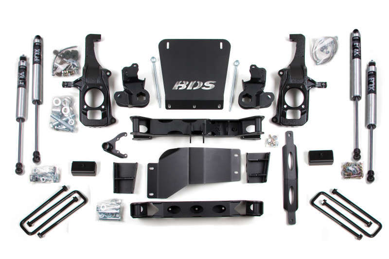 BDS Suspension BDS199FS 6.5" Lift Kit | 3" Block Kit With Overload ...