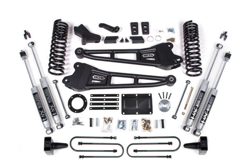 BDS Suspension BDS2104H 6" Lift Kit W/ Radius Arm | NX2 Nitro Series ...
