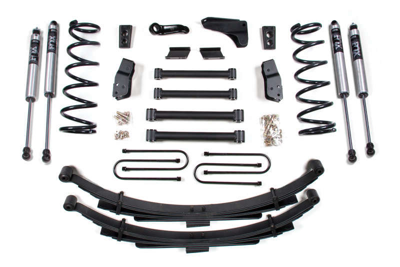 BDS Suspension 6 Lift Kit Leaf Springs 3 1 2 Axle FOX 2.0 Performance Series Shocks 03 07 Dodge Ram 1500 2500 3500 4WD Gas
