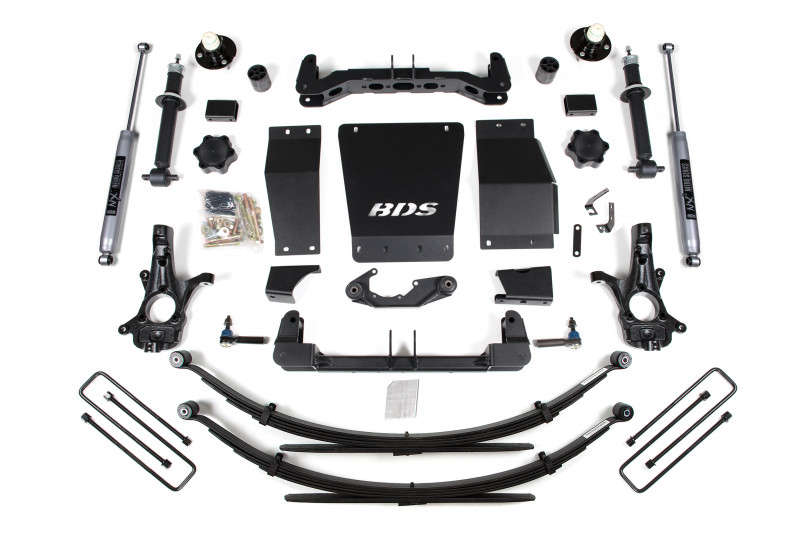 BDS Suspension BDS715H 4" Lift Kit | Cast Steel Control Arm| Leaf ...
