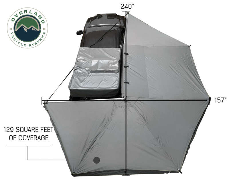 Overland Vehicle Systems OVS-19529908 Nomadic 270 Passenger Side Awning ...