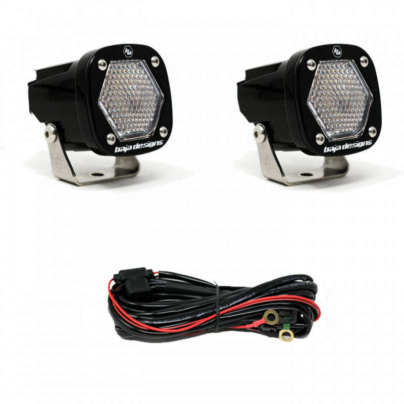 Baja Designs BAJA-387806 S1 Black LED Light Pod Pair | Work/Scene ...
