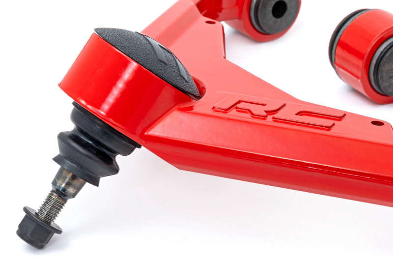 Rough Country 1859RED-RC Forged Upper Control Arms | 3 Inch Lift (01-10 ...