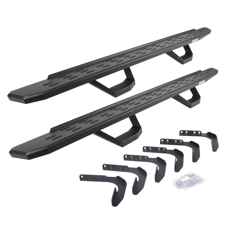 Go Rhino 6961768020PC-Rhino RB30 Running Boards With Mounting Brackets ...