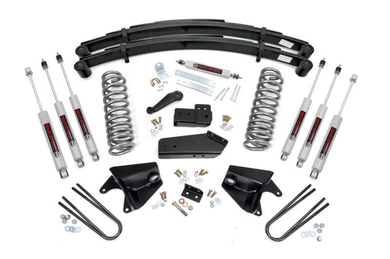 Rough Country 520B33-RC 4 Inch Lift Kit | Quad Front Shocks | Rear ...