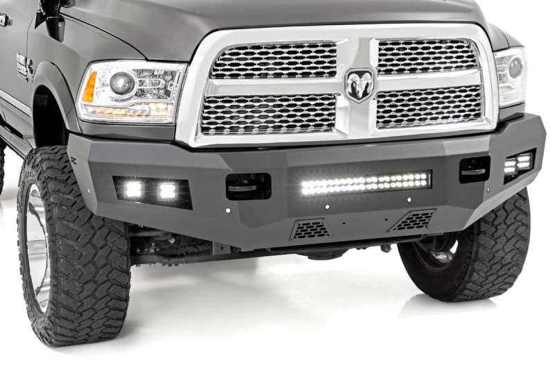 Rough Country 10785-RC Front Bumper (10-18 Ram 2500/3500) | Custom Offsets