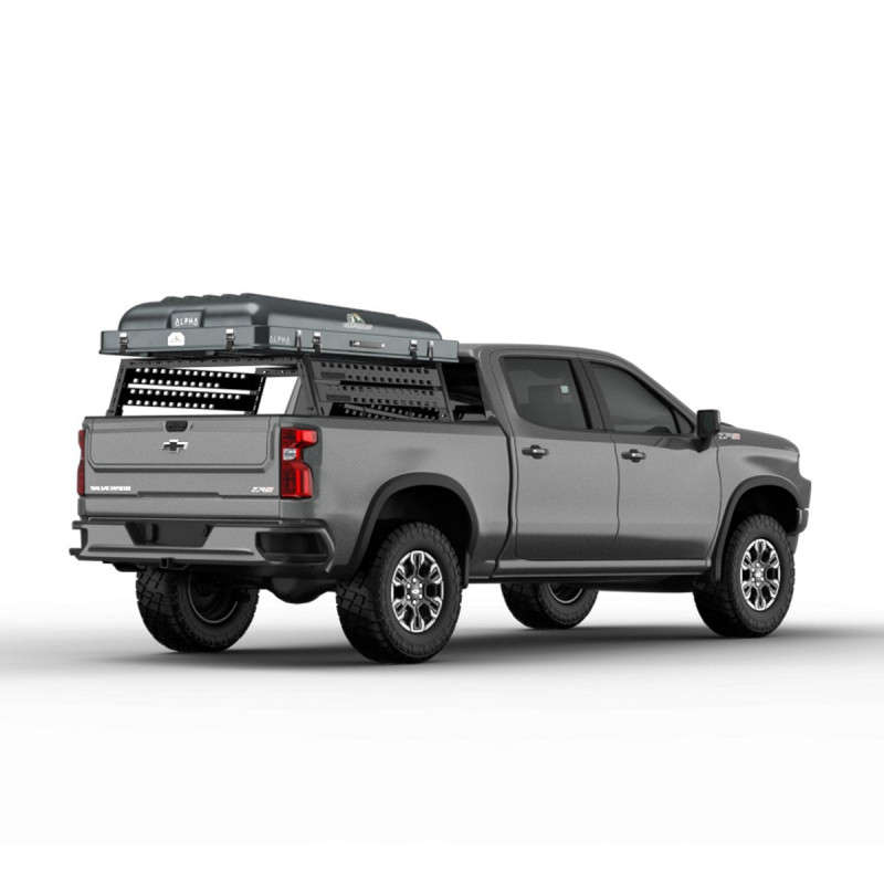 Tuff Stuff Overland TS-RTT-CS-GR-TUFF Alpha Hard Top Side Open Tent ...