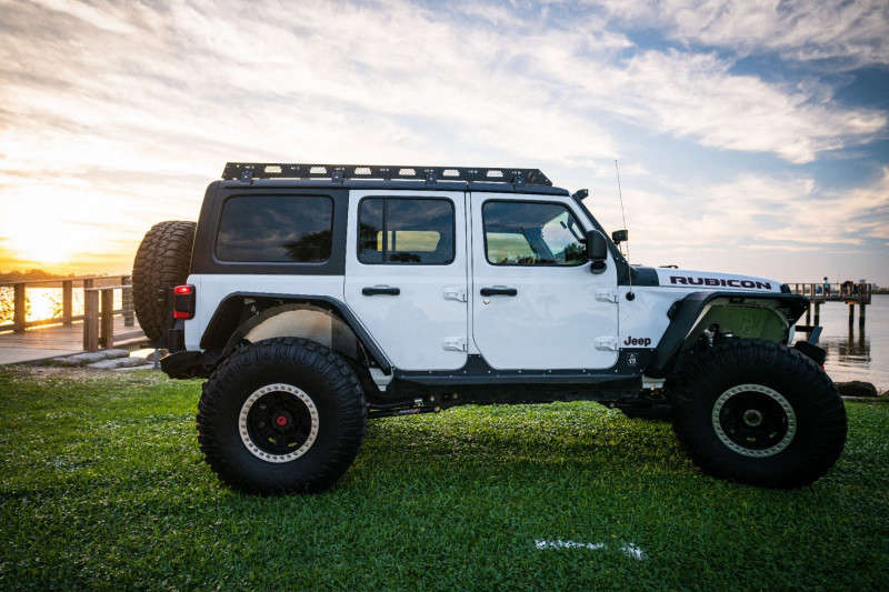 Road Armor 518RRS81B-RA TRECK Roof Rack System | Modular | Texture ...