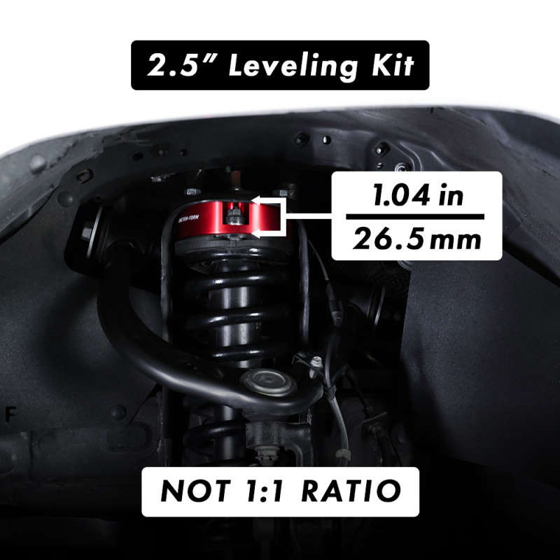 Function and Form 78807095.02-25-F2 2.5" Front Leveling Lift Kit (95-04 ...