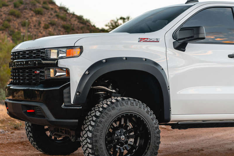 Rough Country F-C12211-G9K-RC Pocket Fender Flares | G9K Satin Steel ...