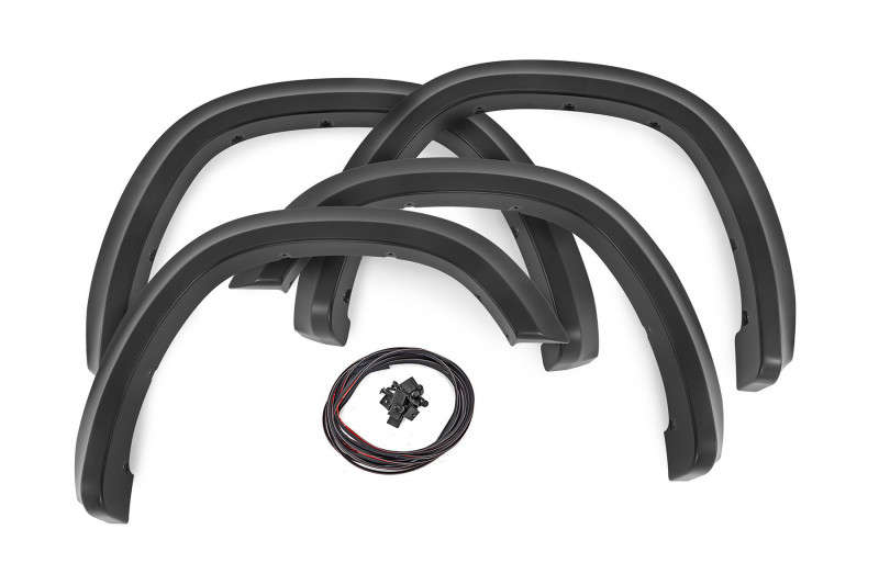 Rough Country S-D10914-PXJ-RC Sport Fender Flares | PXJ Diamond Black ...