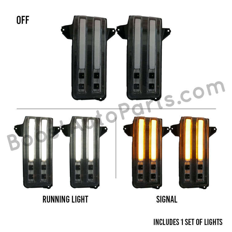 Boost Auto 5903LXS-2 & 5903RXS-2-BAUTO Tow Mirror Marker Lights | Clear ...