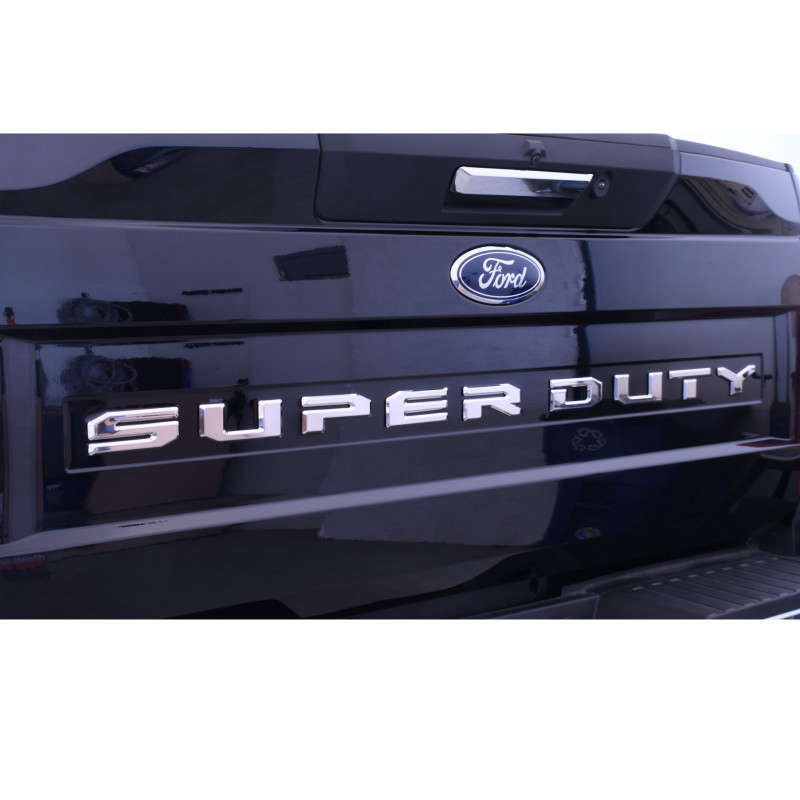 Putco 55552FD-PUT Ford Super Duty Tailgate Lettering Kit | Stainless ...