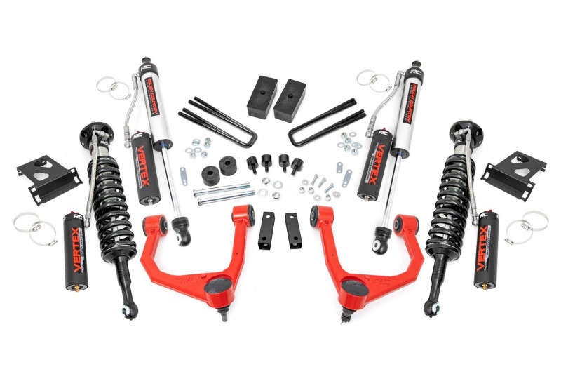Rough Country 76850RED-RC 3.5" Lift Kit | Vertex Coil overs/Shocks (07 ...