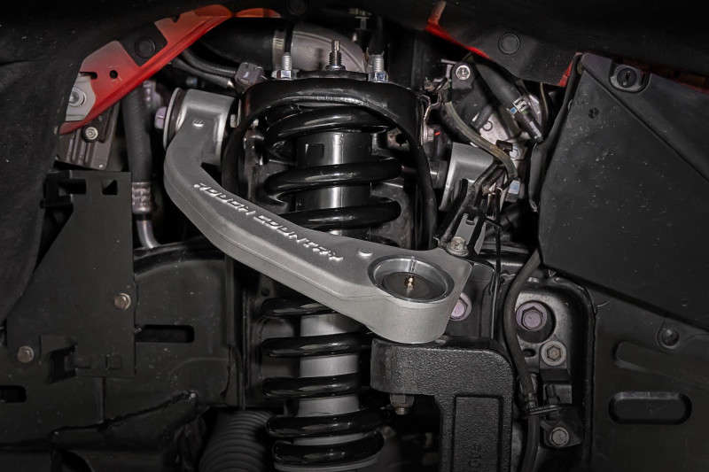 Rough Country 76901RED-RC Red Forged Upper Control Arms | OE Upgrade ...