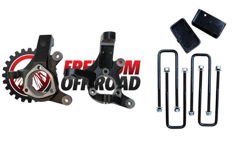 Freedom Offroad 3" Suspension Lifts for | FO-G701F30+FO-U3 | Custom Offsets