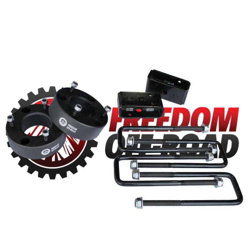 Freedom Offroad FO-G603-2AL-FREE 3" Front Strut Spacer 2" Rear Lift ...
