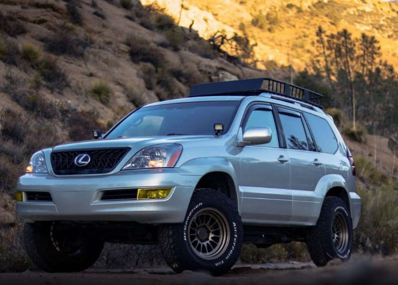 Freedom Offroad FO-T801-2-KIT-FREE 3" Front Lift Struts with Rear 2" Lift Springs (03-24 Lexus ...