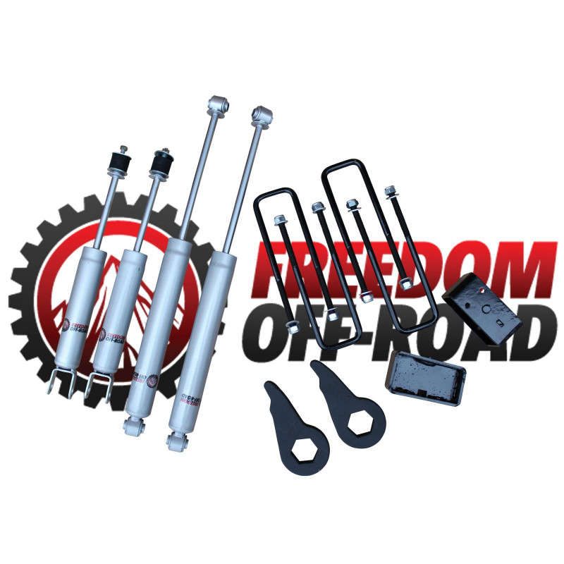 Freedom Offroad FO-G501-KIT-FREE 1-3" Leveling Kit w/ Shocks(99-06 ...