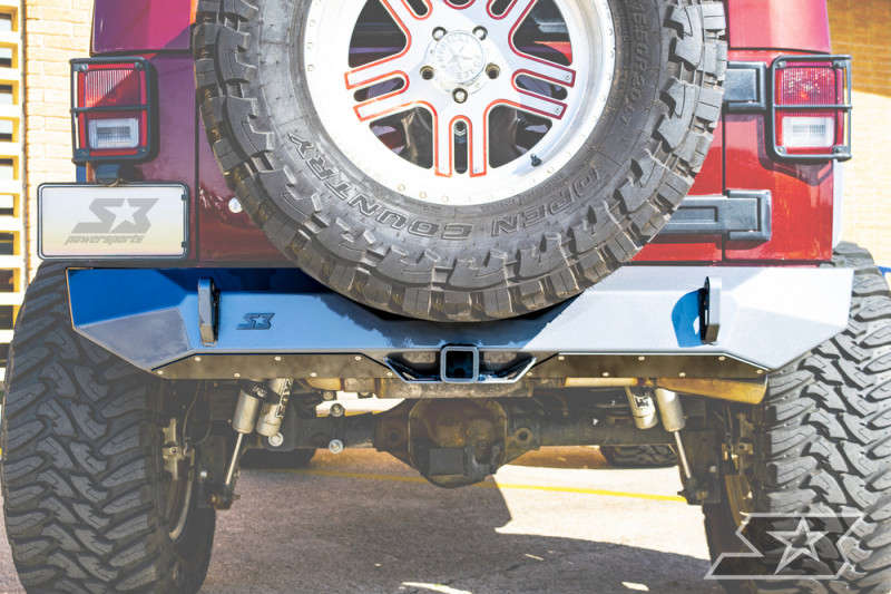 S3 Powersports S3198-JK-S3P "Ambush Series" Rear Bumper | Custom Offsets