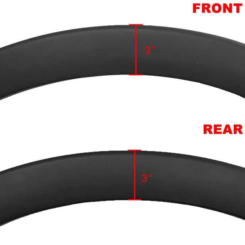 Spec-D Tuning FDF-F15004BK-RS-SPECD Styleside Factory OEM Style Fender ...