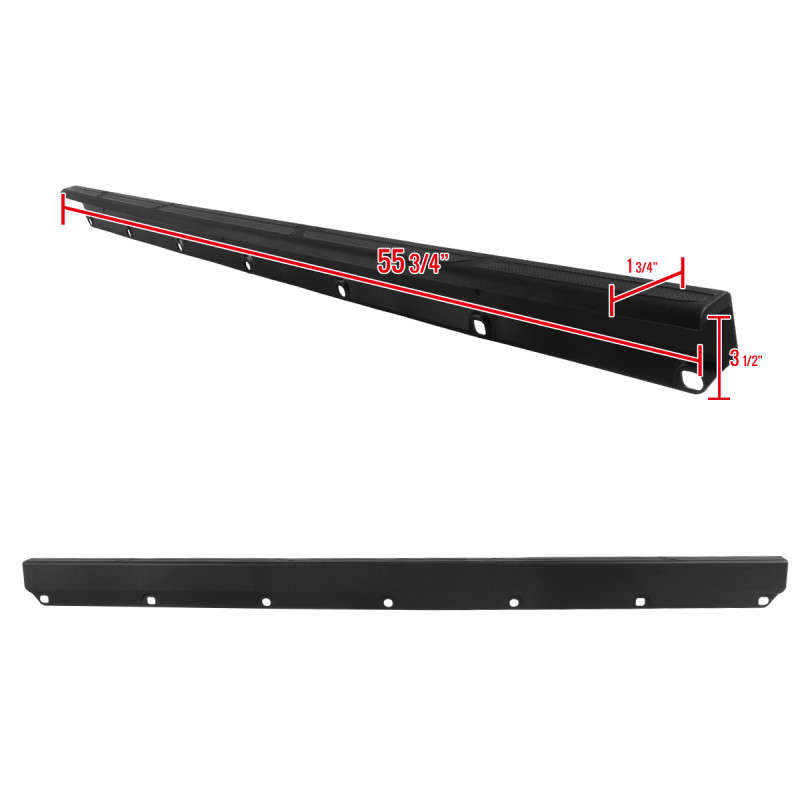 Spec-D Tuning TGP-TAC05-BK-FS-SPECD Black Textured ABS OE Style ...