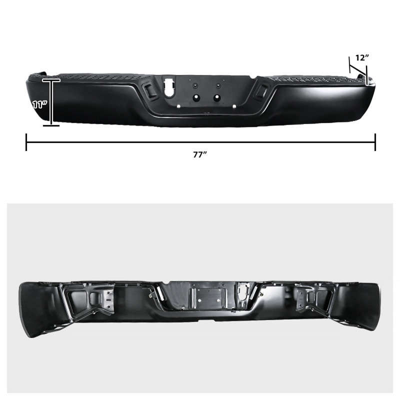 Spec-D Tuning SRB-RAM09SBK-FS-SPECD Black Stainless Steel Replacement ...