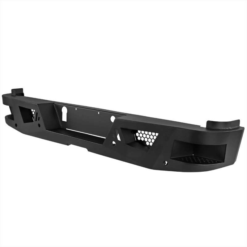Spec-D Tuning BBR-COL15BK-A-WB-SPECD Black Heavy Duty Steel Rear Step ...