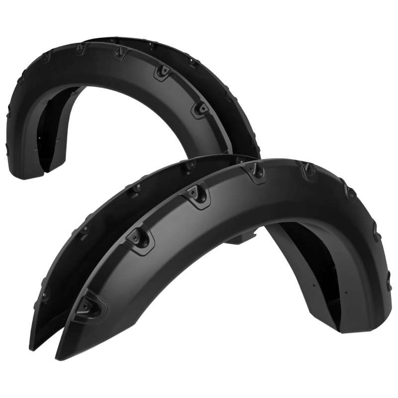 Spec-D Tuning FDF-F25099V2-PK-MP-SPECD Smooth Rivet Style Fender Flares ...