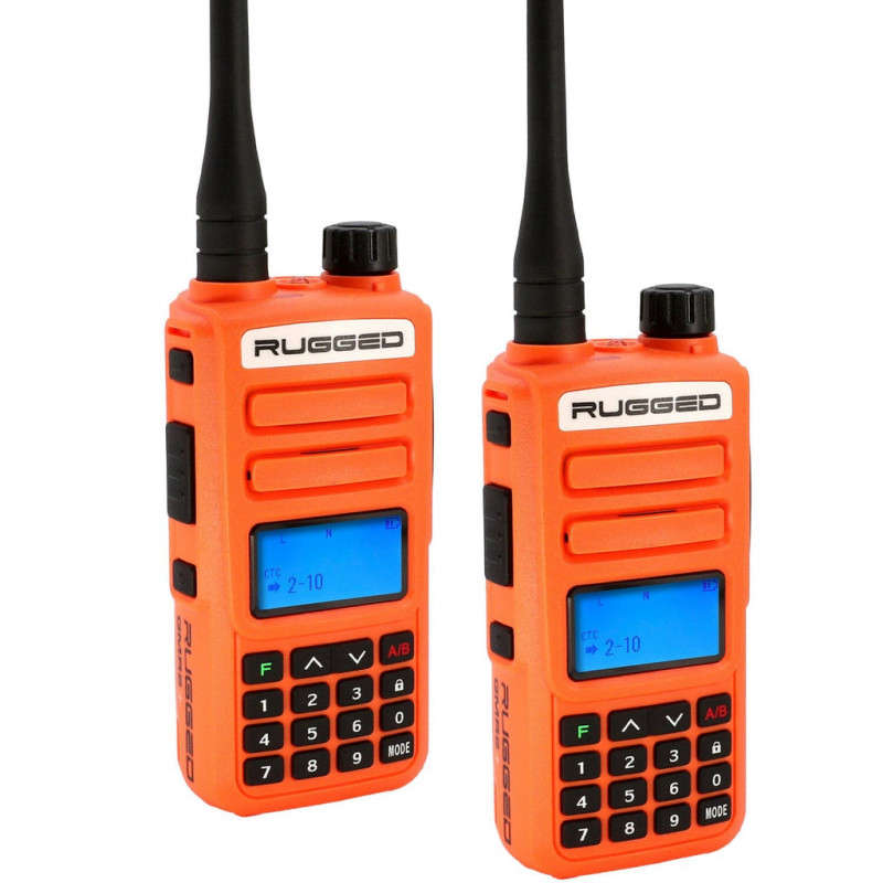 Rugged Radios GMR2-PLUS-2-PACK-ORN-RRADIO 2-Pack Rugged Gmr2 Plus Gmrs ...
