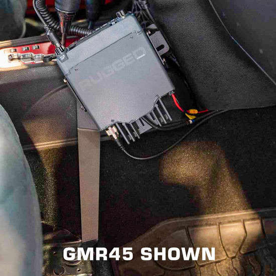 Rugged Radios JKU-GMR45-RRADIO Two-Way Gmrs Mobile Radio Kit | 45 Watt | Gmr45 | Custom Offsets