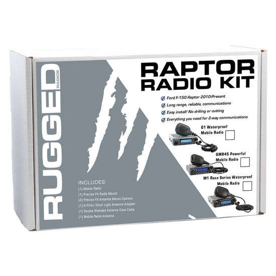 Rugged Radios RAPTOR-G1-RRADIO Two-Way Mobile Radio Kit | 41 Watt | G1 ...